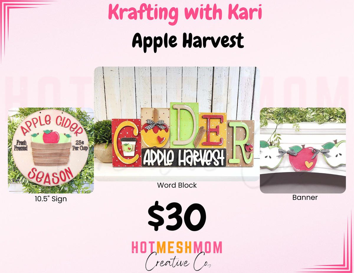 Krafting with Kari box - Apple Harvest – Hot Mesh Mom Shop
