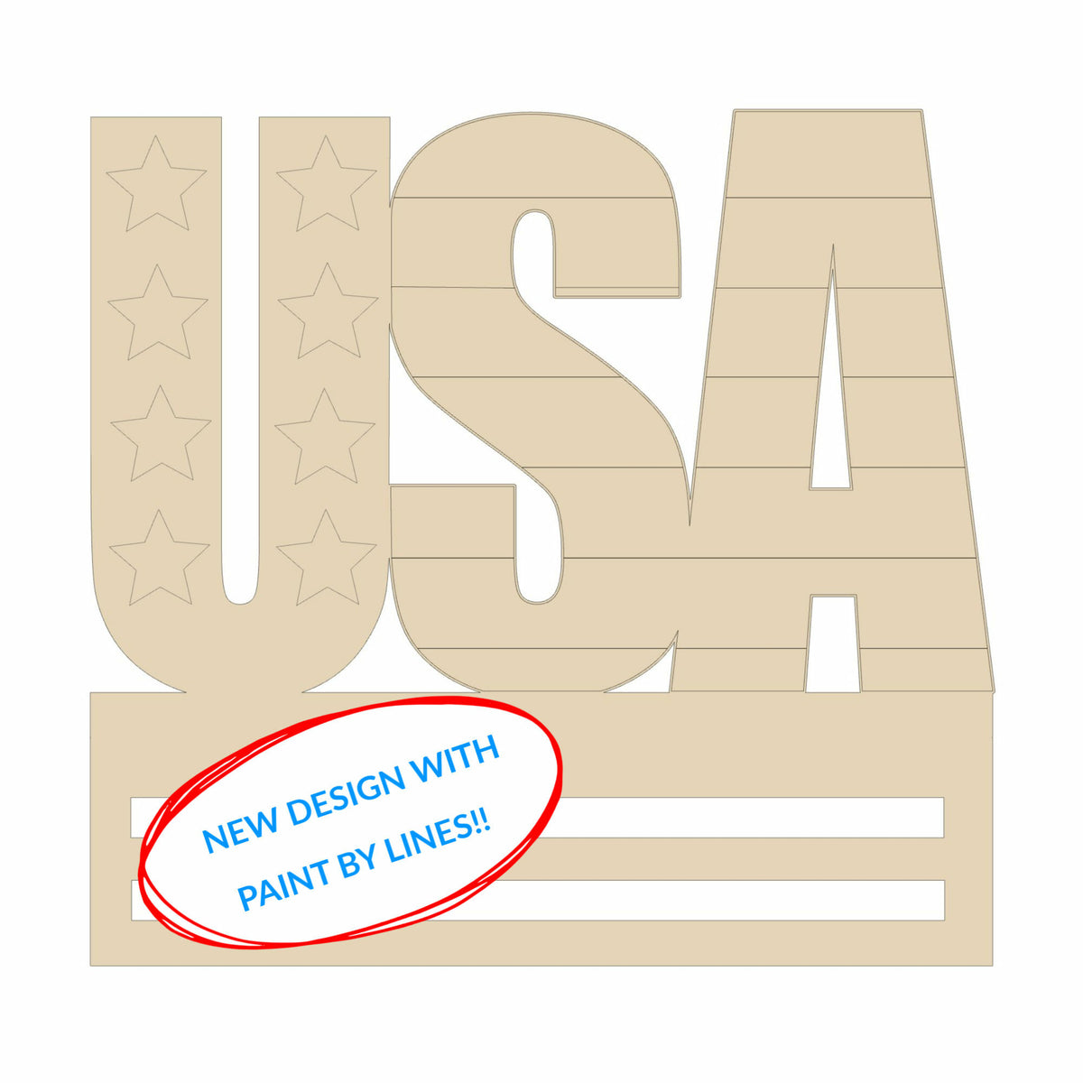 USA Wreath Rail – Hot Mesh Mom Shop