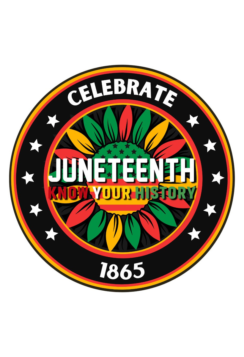 Juneteenth Sunflower round - Wreath Sign – Hot Mesh Mom Shop