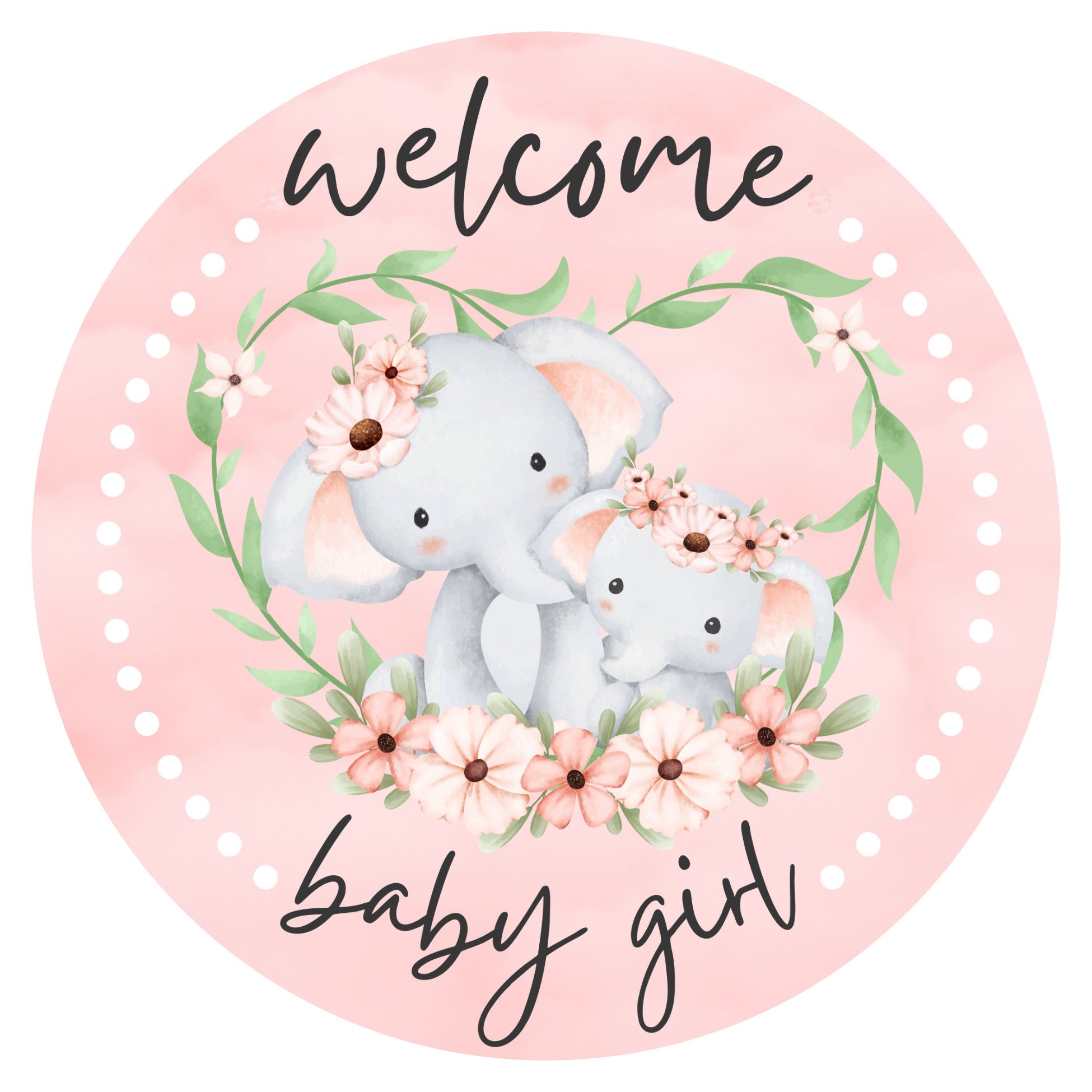 Welcome Baby Girl – Hot Mesh Mom Shop